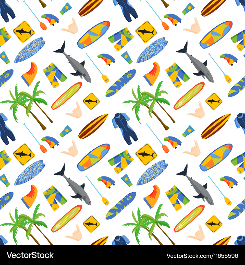 Surfing boards Royalty Free Vector Image - VectorStock