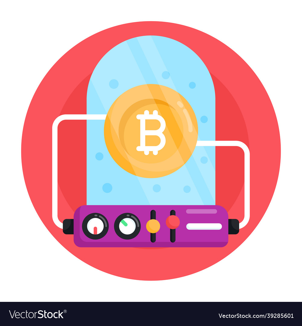 Bitcoin technology Royalty Free Vector Image - VectorStock