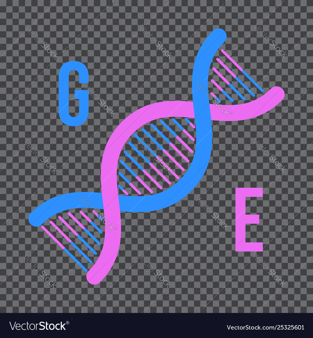 Genetic engineering concept human code Royalty Free Vector