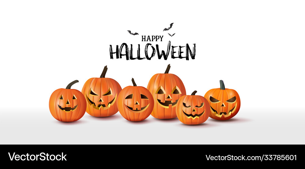 Happy halloween Royalty Free Vector Image - VectorStock
