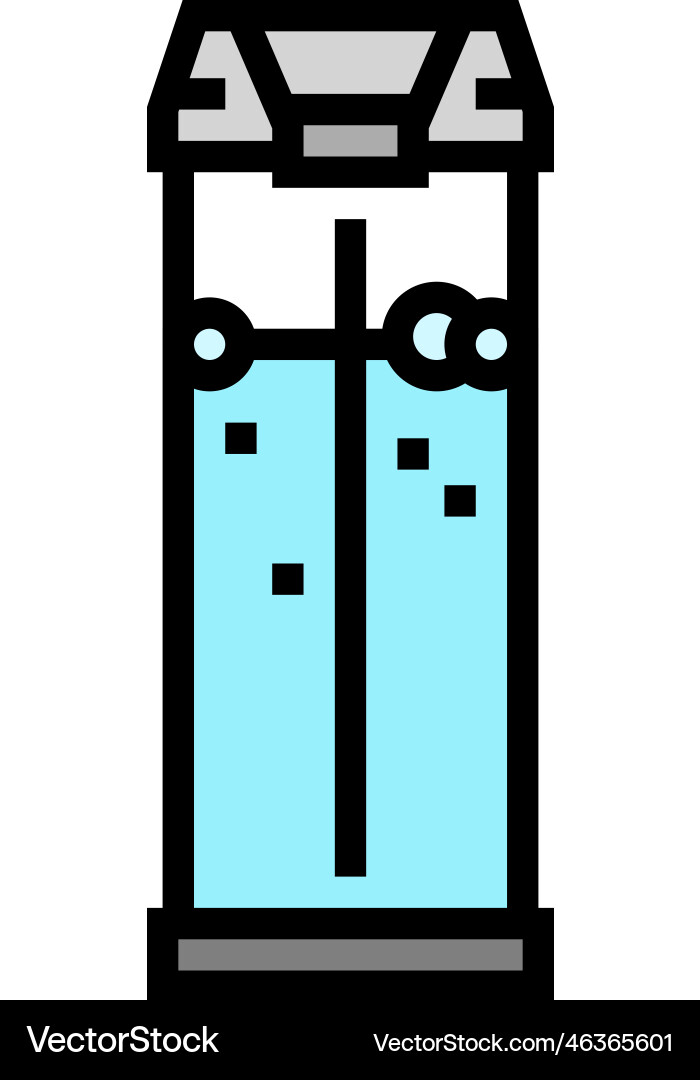 Soap dispenser bathroom interior color icon Vector Image