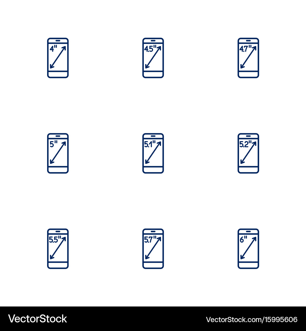 A picture depicting different diagonals Royalty Free Vector