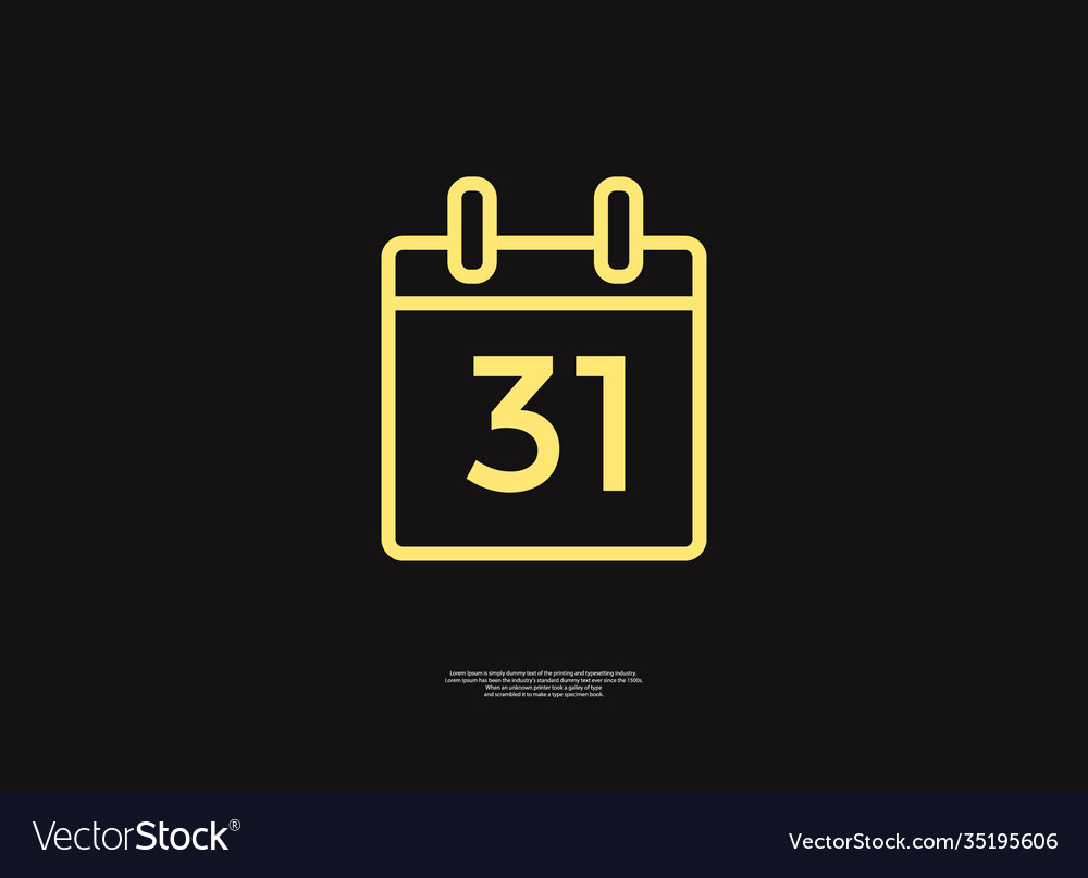 Date Royalty Free Vector Image - VectorStock