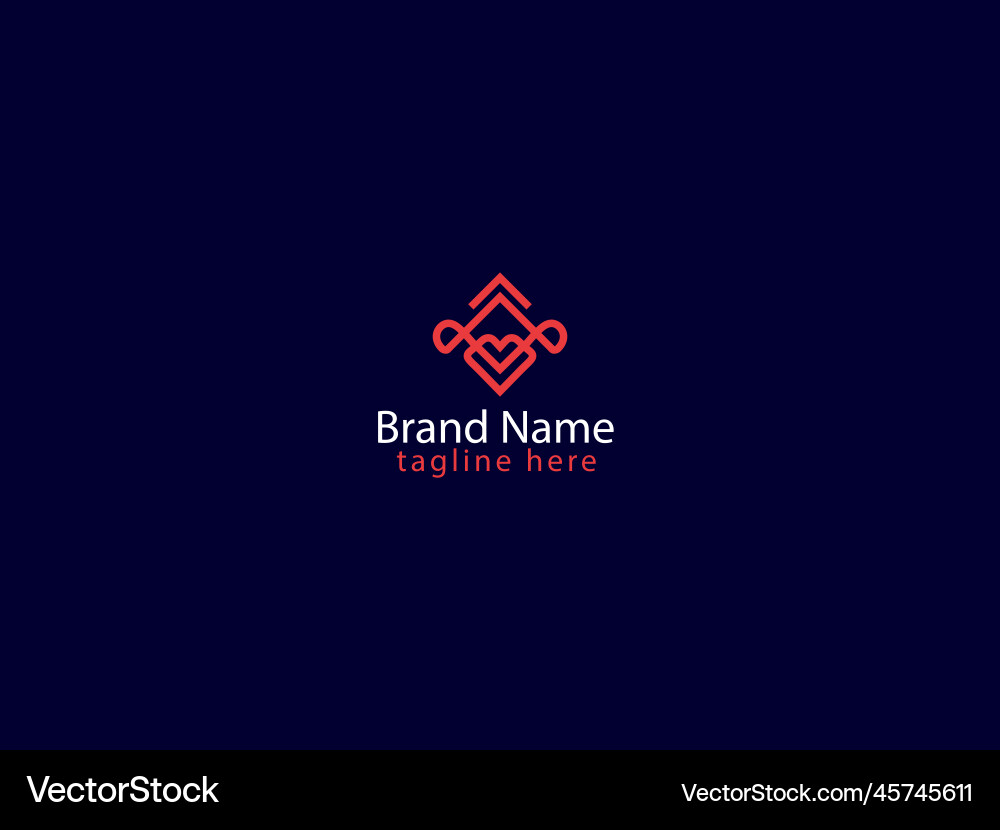 Company logo design icon free Royalty Free Vector Image