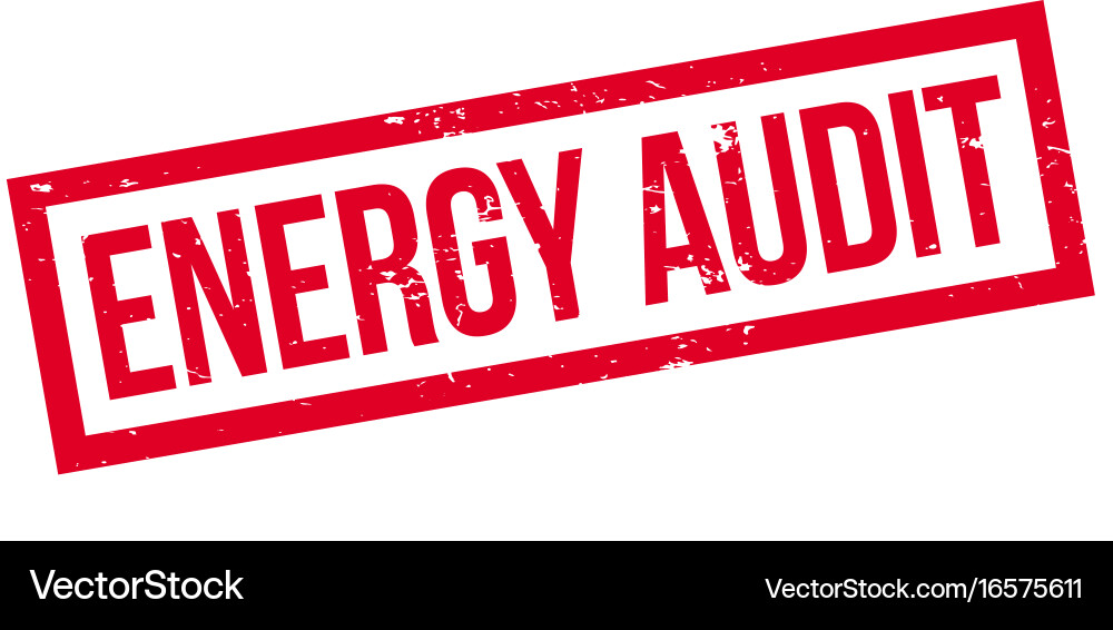 Energy audit rubber stamp Royalty Free Vector Image