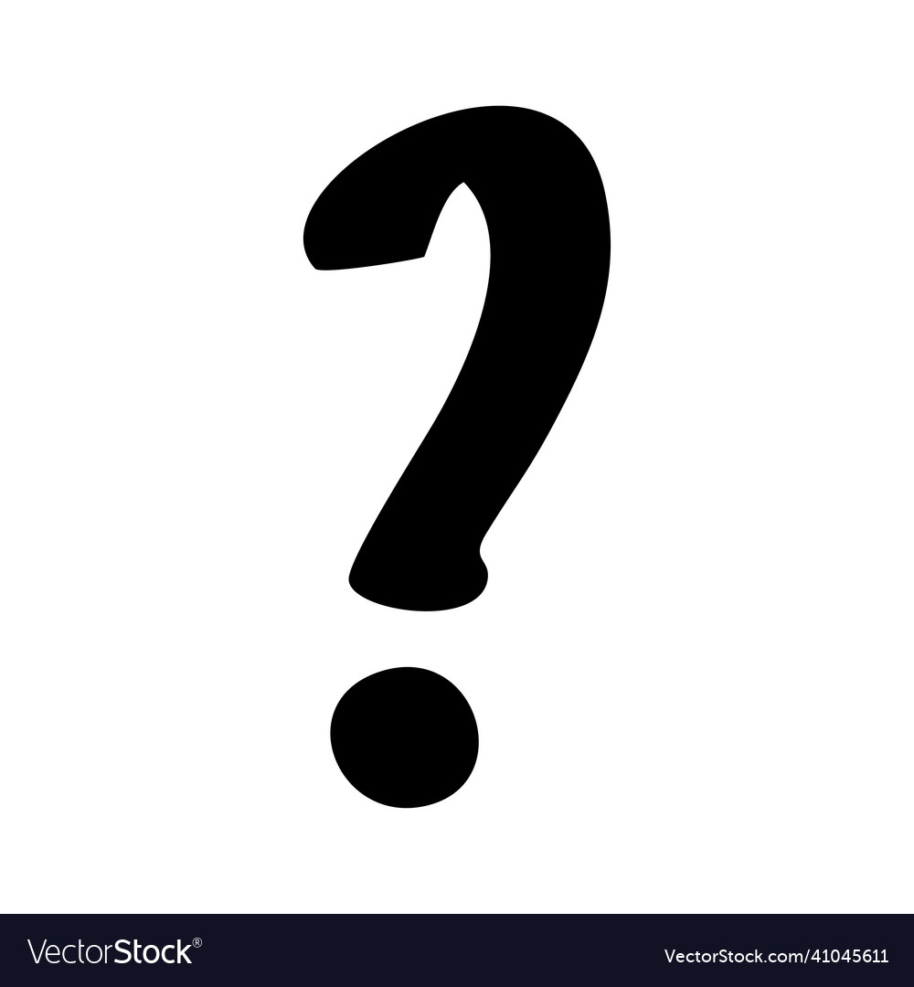 Question mark Royalty Free Vector Image - VectorStock
