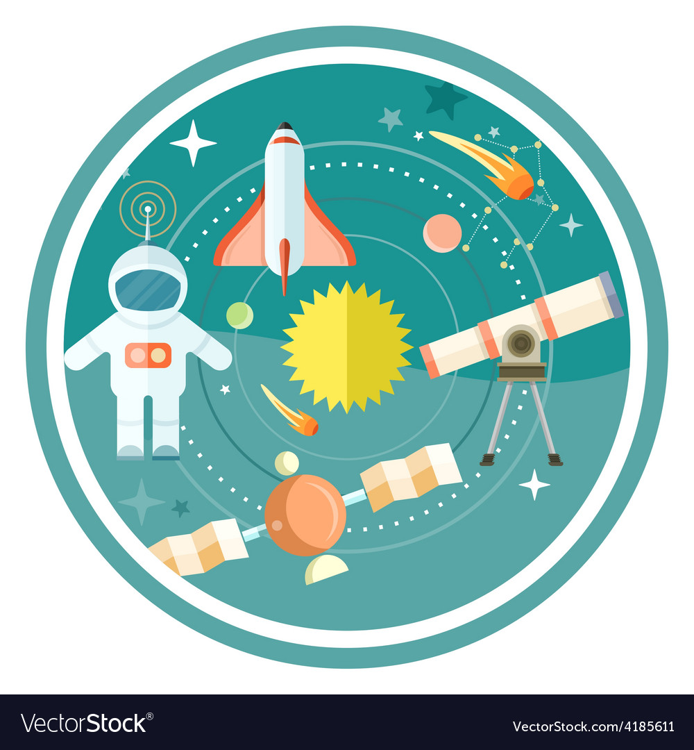 Space and astronomy Royalty Free Vector Image - VectorStock