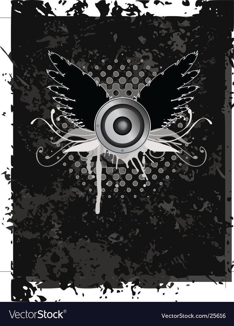 Audio speaker Royalty Free Vector Image - VectorStock