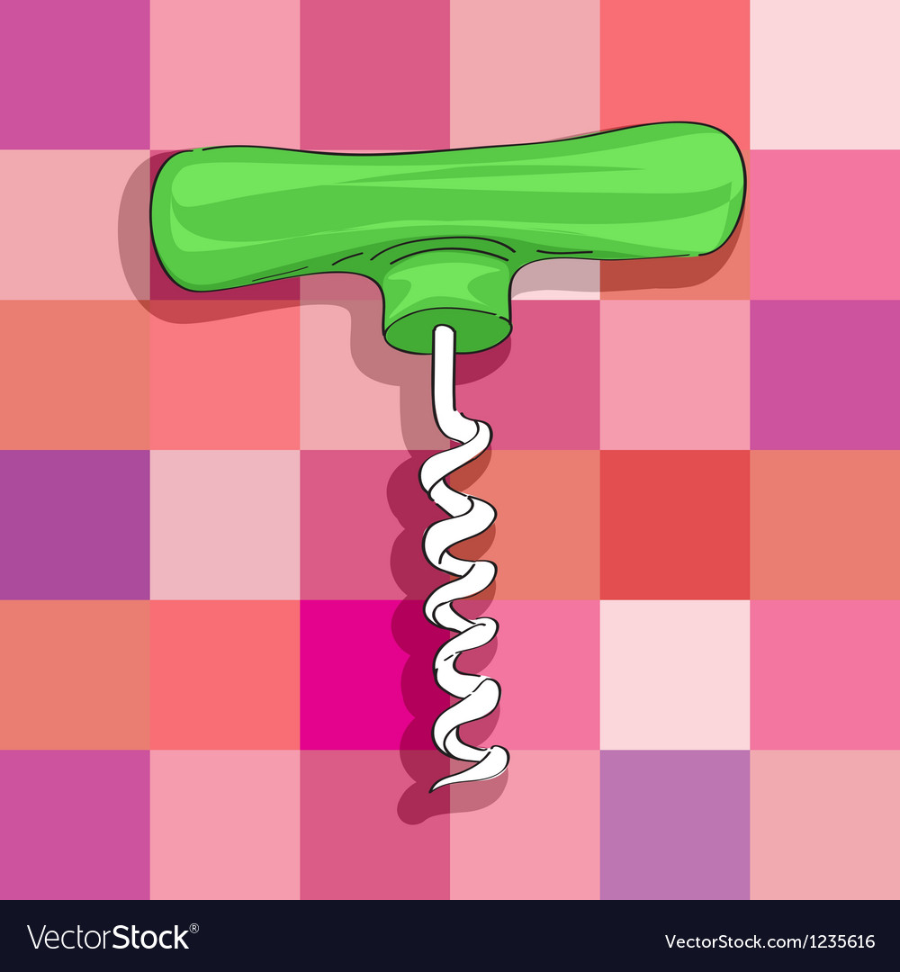 Corkscrew Royalty Free Vector Image - VectorStock