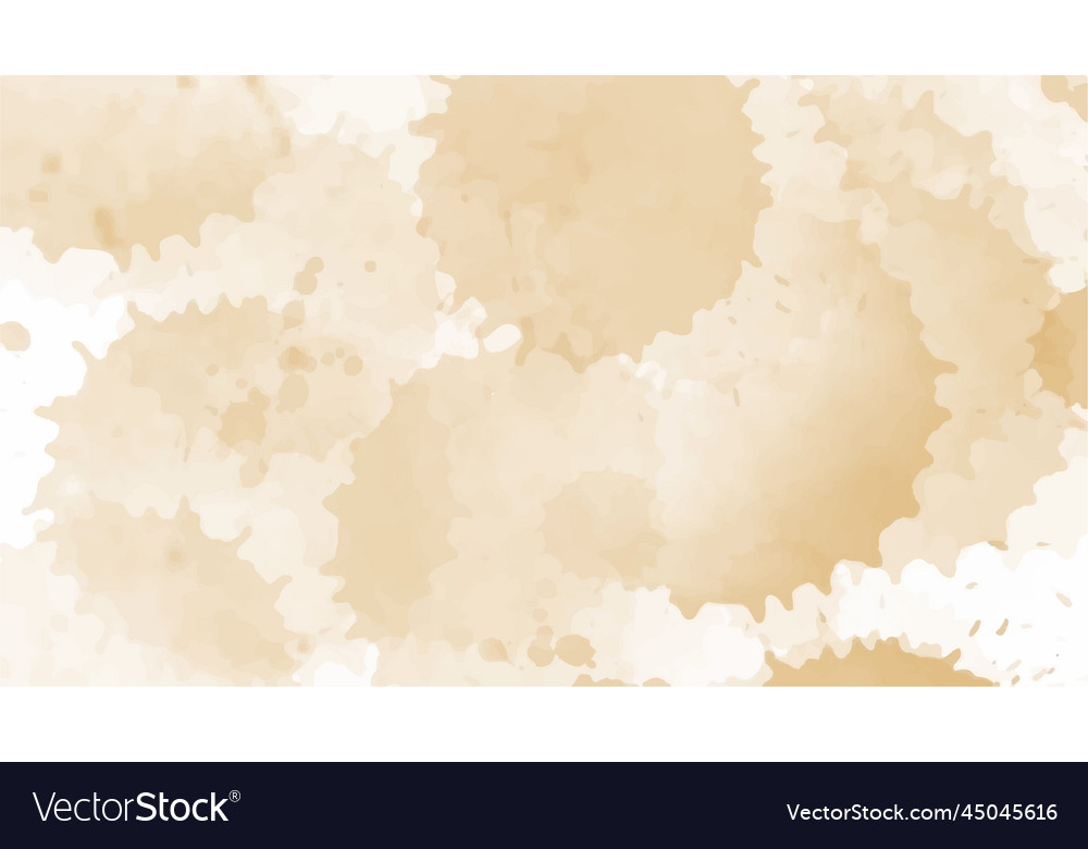 Earth tone watercolor minimal design for text Vector Image