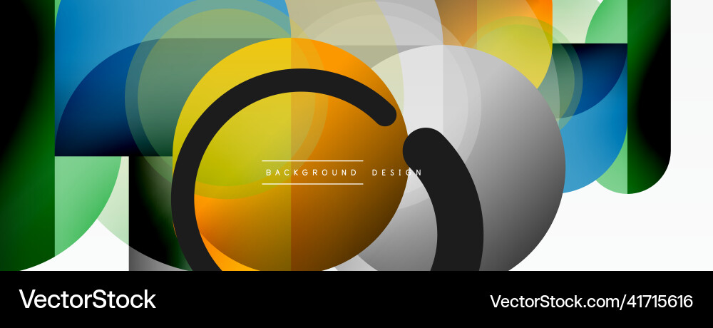 Round triangle shapes lines and circles geometric Vector Image