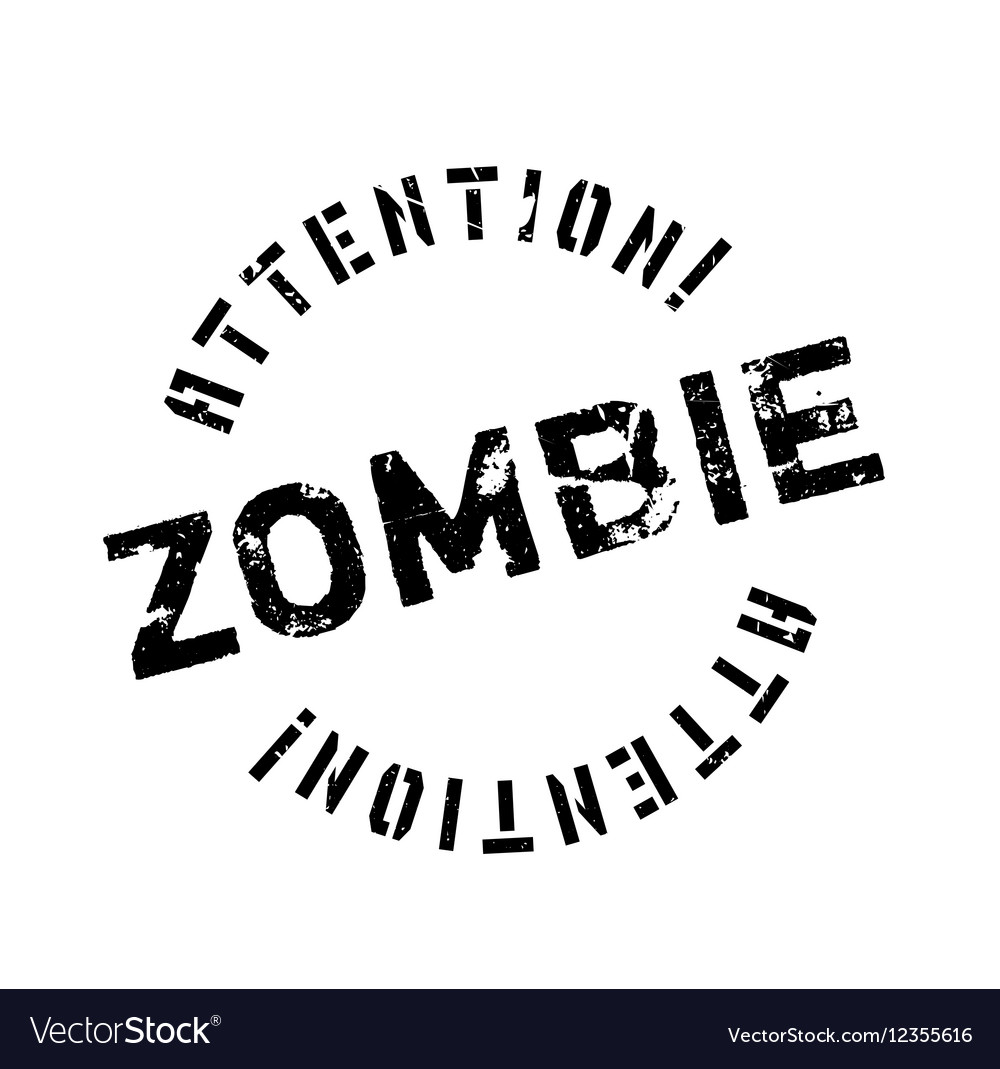Zombie rubber stamp Royalty Free Vector Image - VectorStock Zombie rubber stamp Royalty Free Vector Image - VectorStock