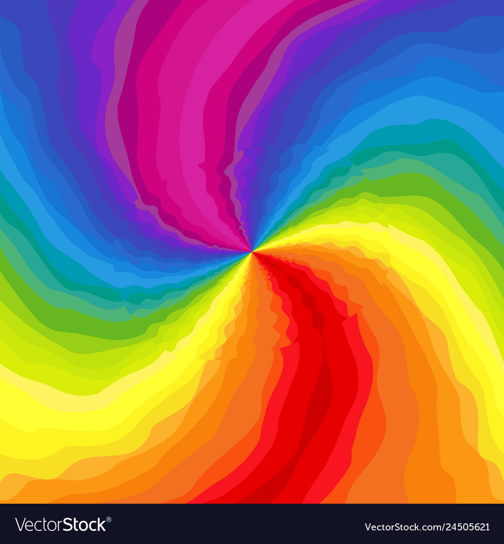 Radial Gradient Rainbow Background Royalty Free Vector Image Download