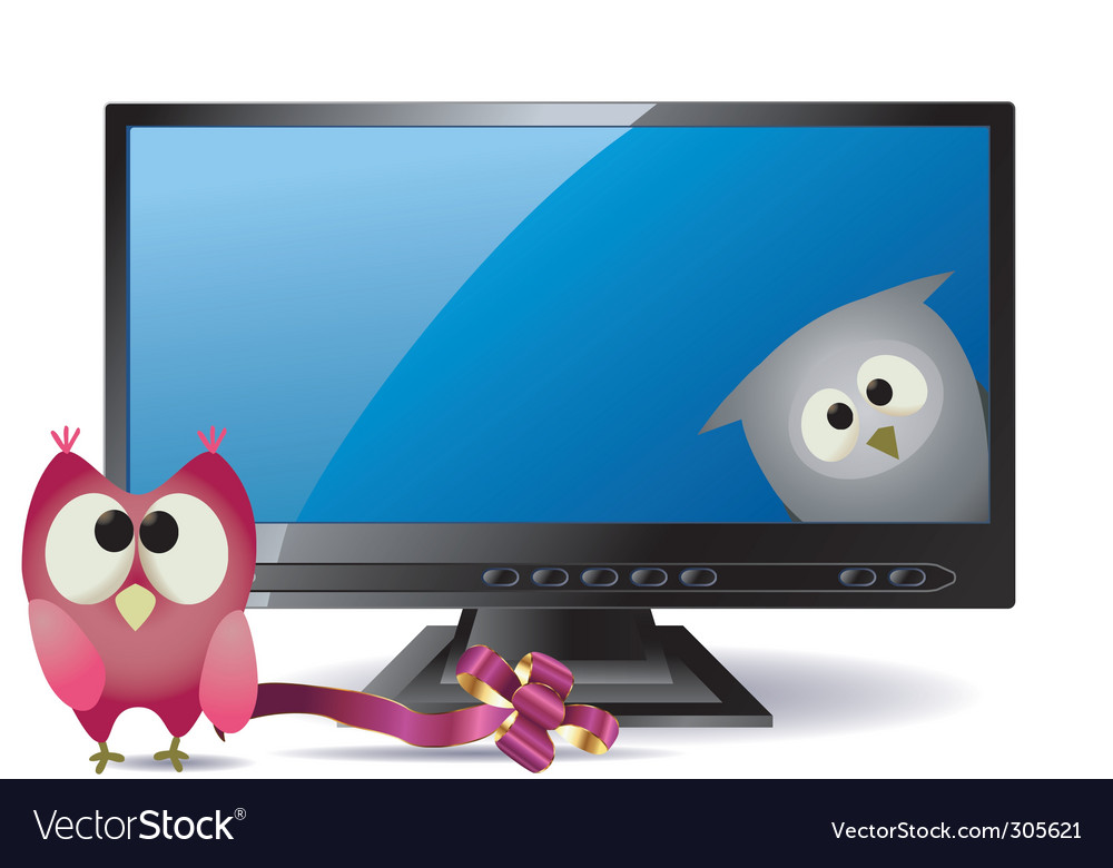 Animation TV Royalty Free Vector Image - VectorStock