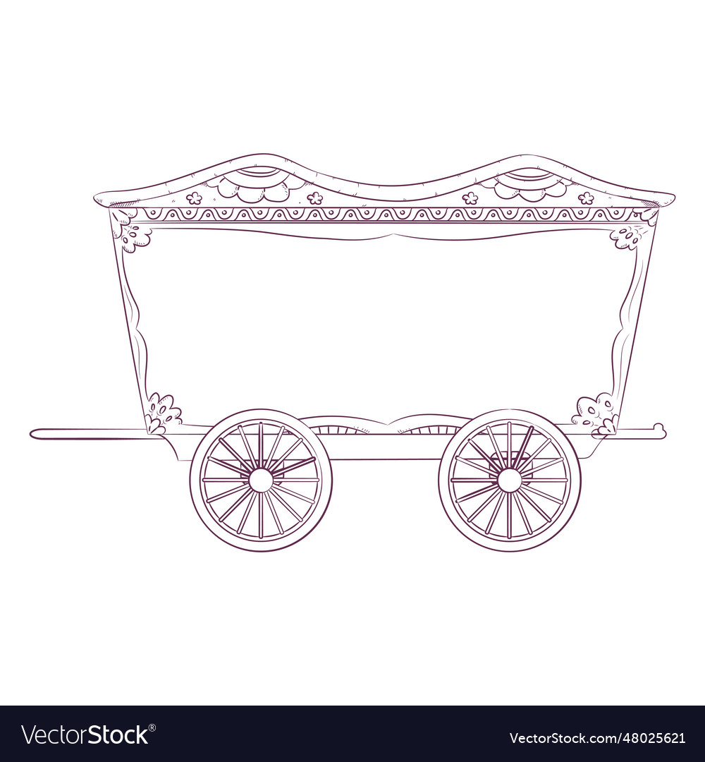 Circus wheels element Royalty Free Vector Image