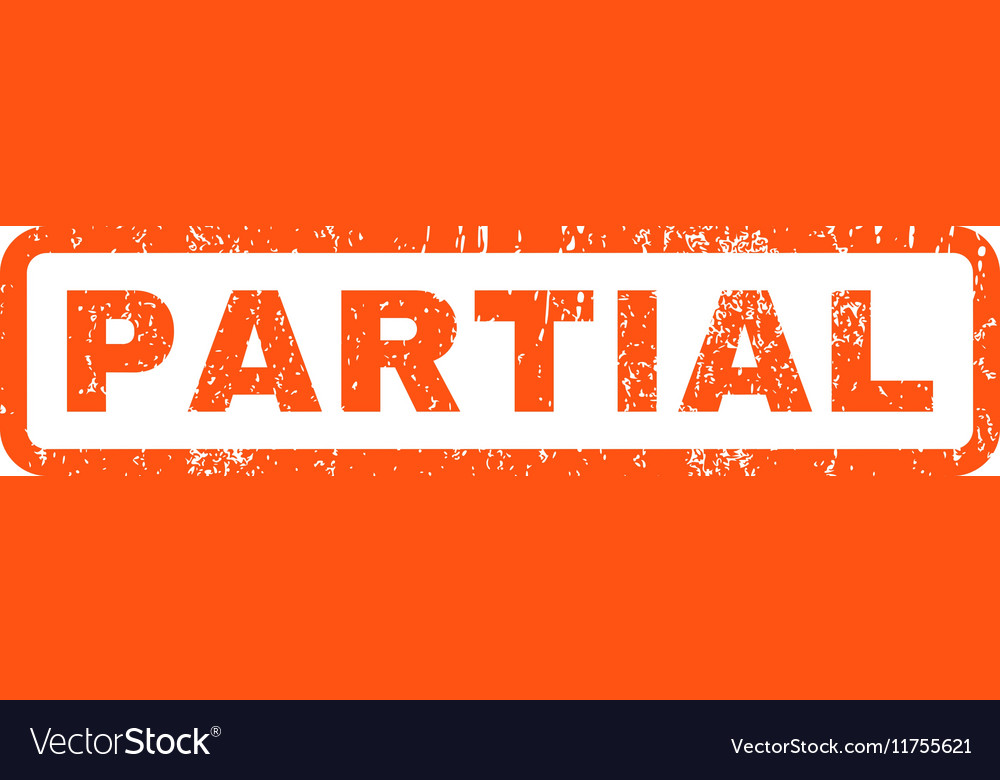 Partial rubber stamp Royalty Free Vector Image