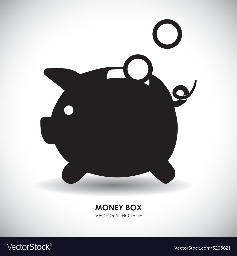 Saving money design Royalty Free Vector Image - VectorStock