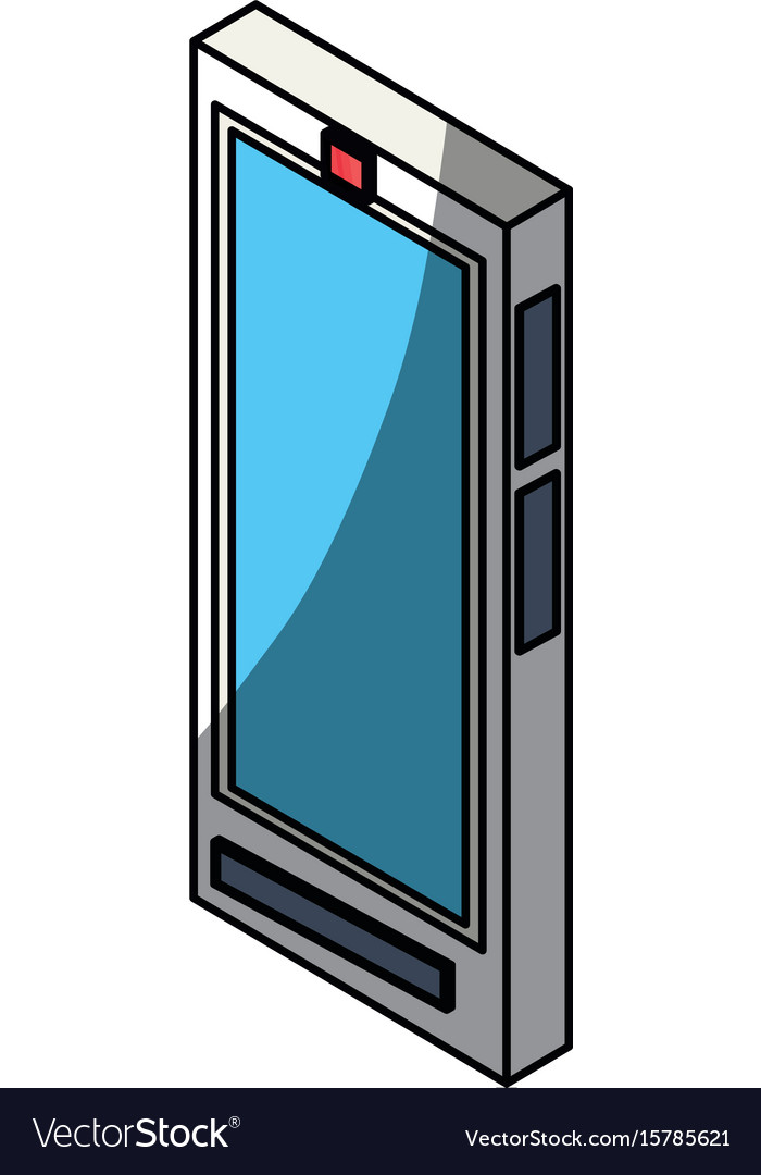 Smartphone technology 3d Royalty Free Vector Image