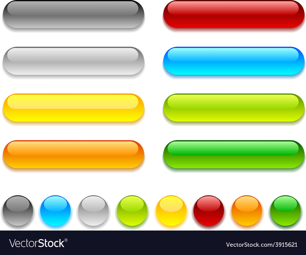 Web buttons Royalty Free Vector Image - VectorStock