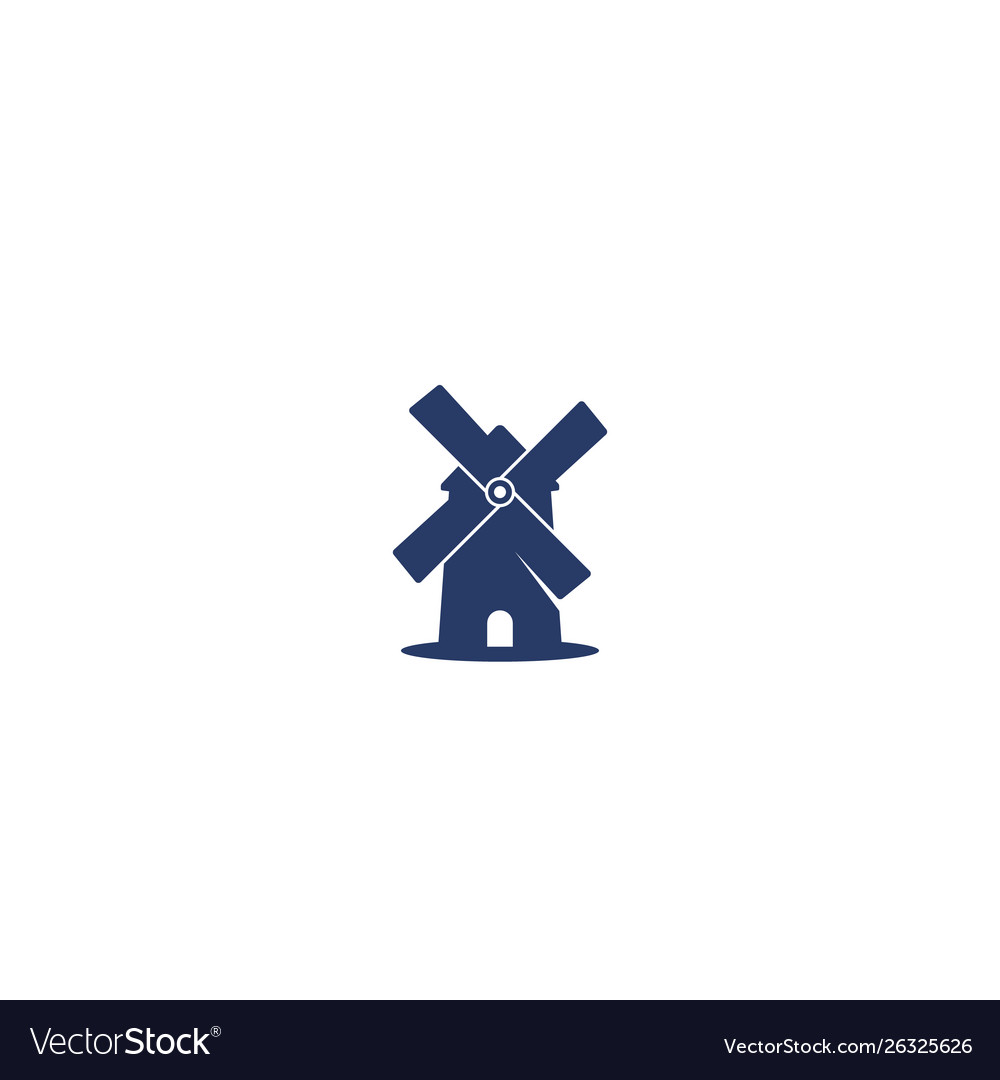Mill icon Royalty Free Vector Image - VectorStock
