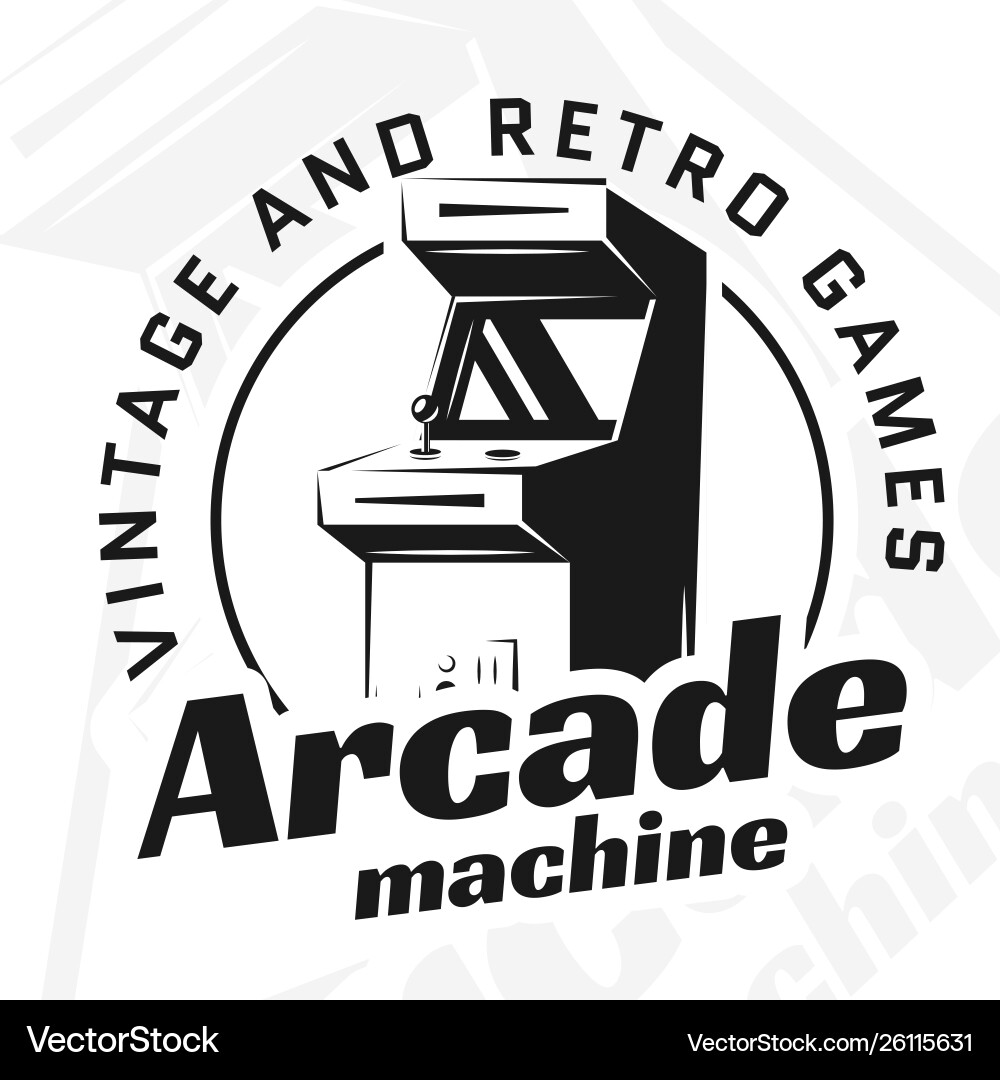 Arcade machine Royalty Free Vector Image - VectorStock