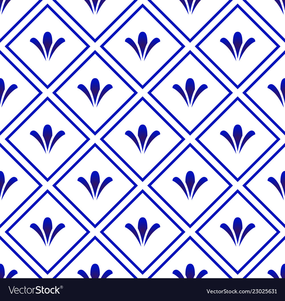 Ceramic pattern background Royalty Free Vector Image
