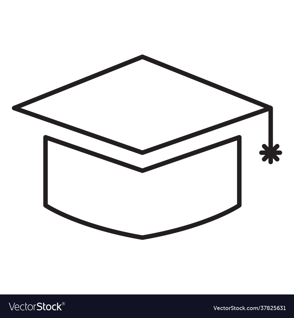 Graduation cap icon Royalty Free Vector Image - VectorStock Graduation cap icon Royalty Free Vector Image - VectorStock