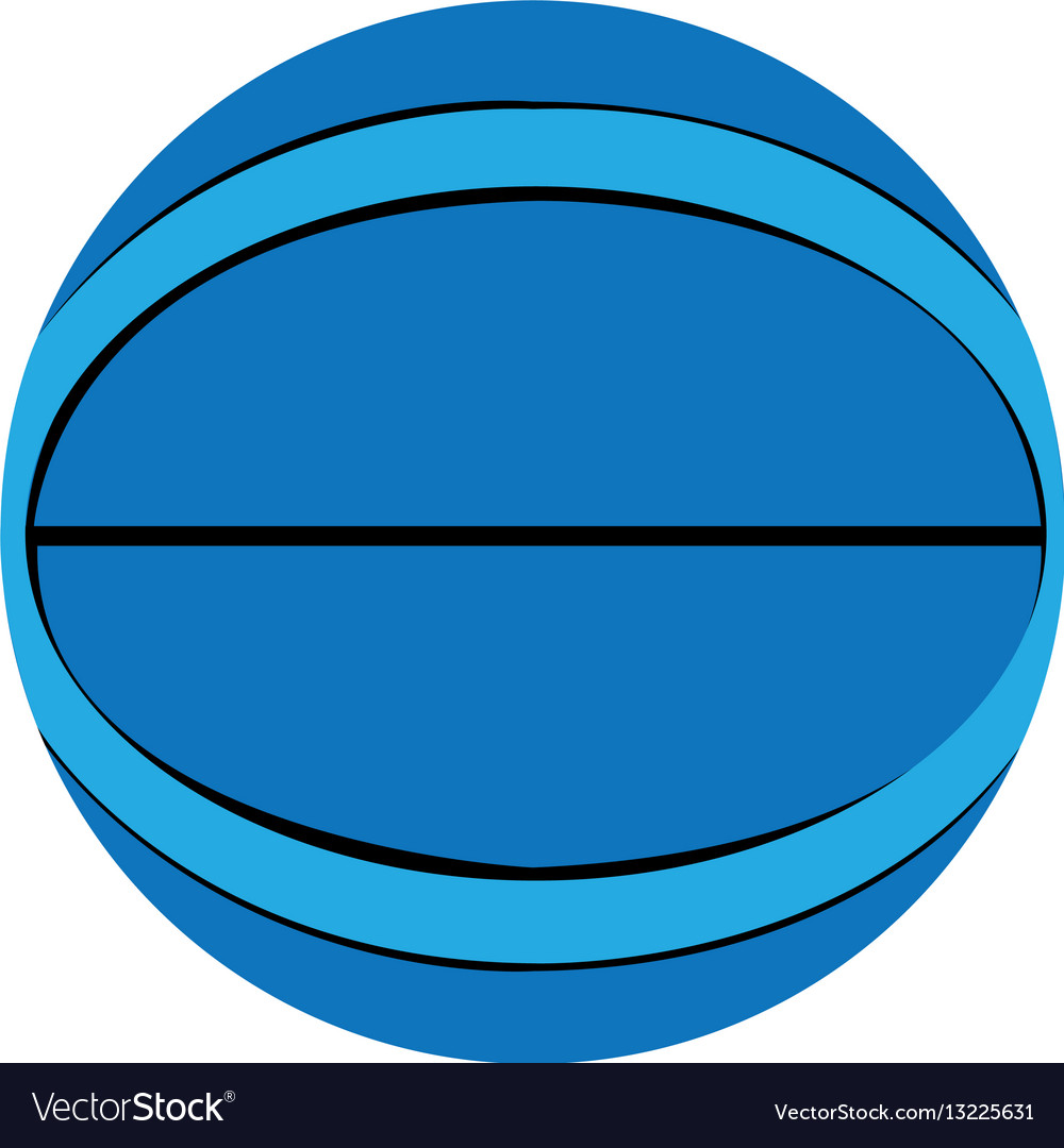Isolated basketball ball Royalty Free Vector Image Isolated basketball ball Royalty Free Vector Image