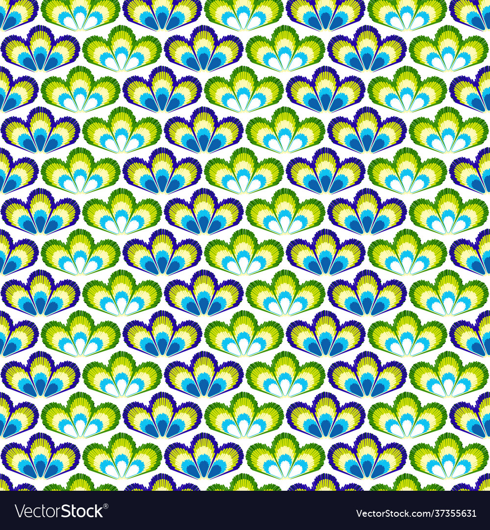 Seamless background with simple elements Vector Image