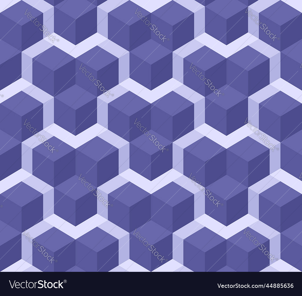 3d cube pattern background color trends 2022 Vector Image