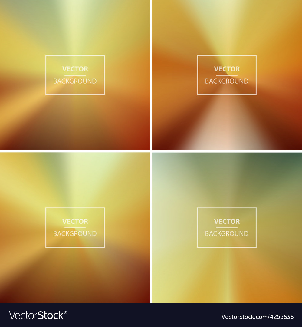 Abstract colorful blurred backgrounds Royalty Free Vector