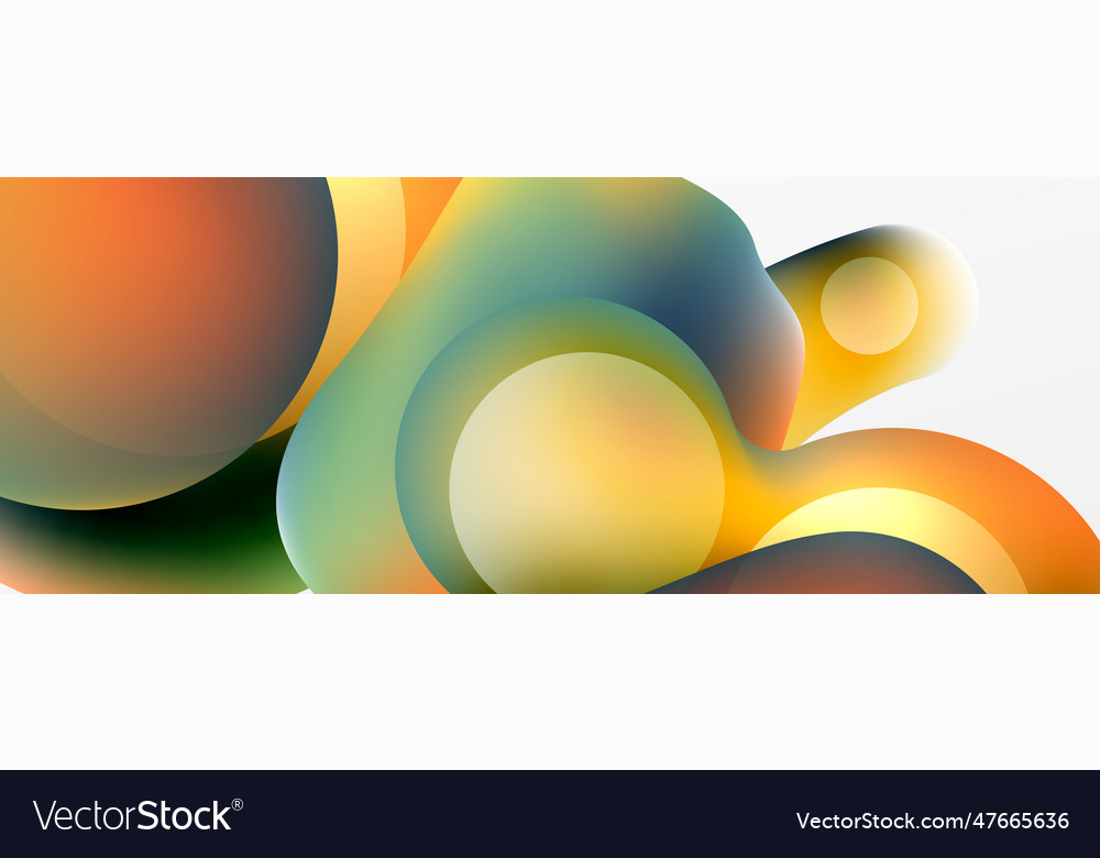 Fluid abstract background liquid color gradients Vector Image