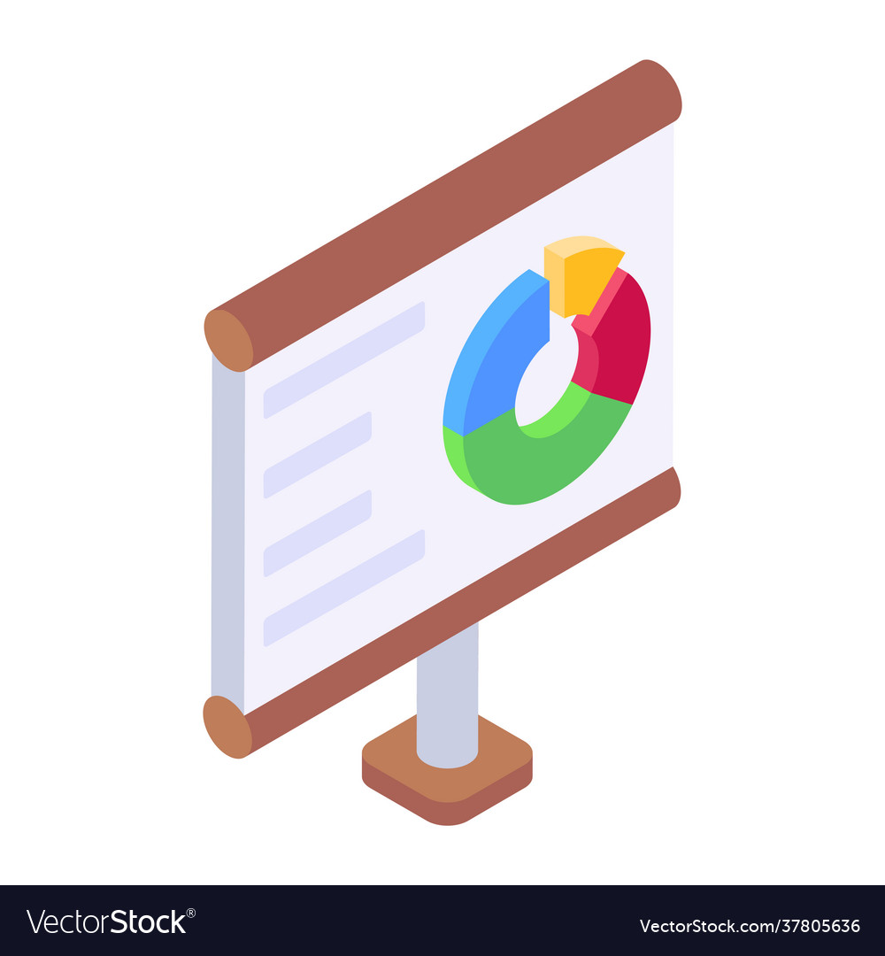 Graphical presentation Royalty Free Vector Image