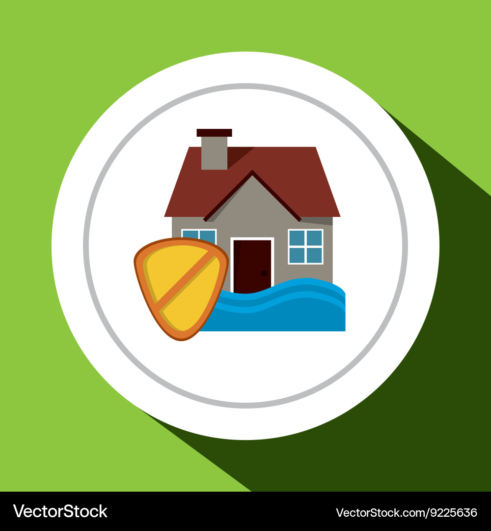 Insurance design safety icon isolated Royalty Free Vector