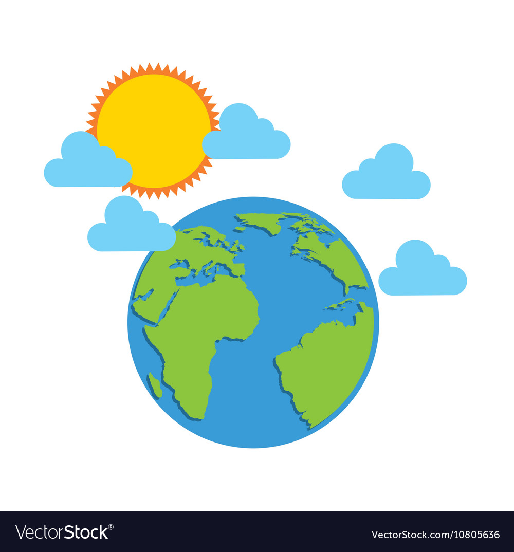 World planet earth icon Royalty Free Vector Image