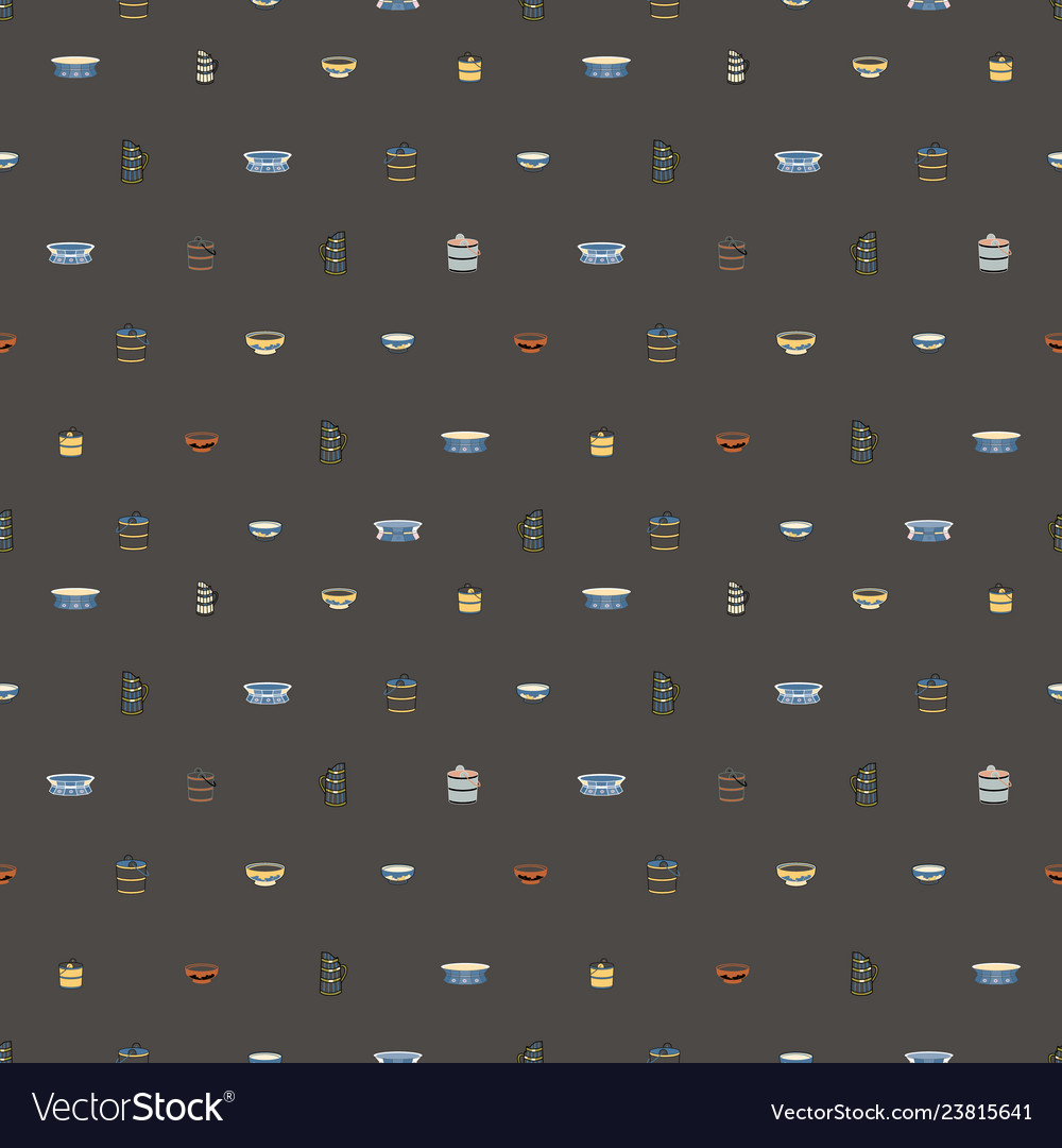 Seamless pattern mongolian Royalty Free Vector Image