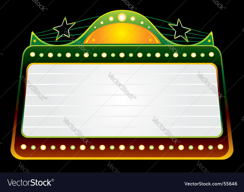 Blockbuster template Royalty Free Vector Image