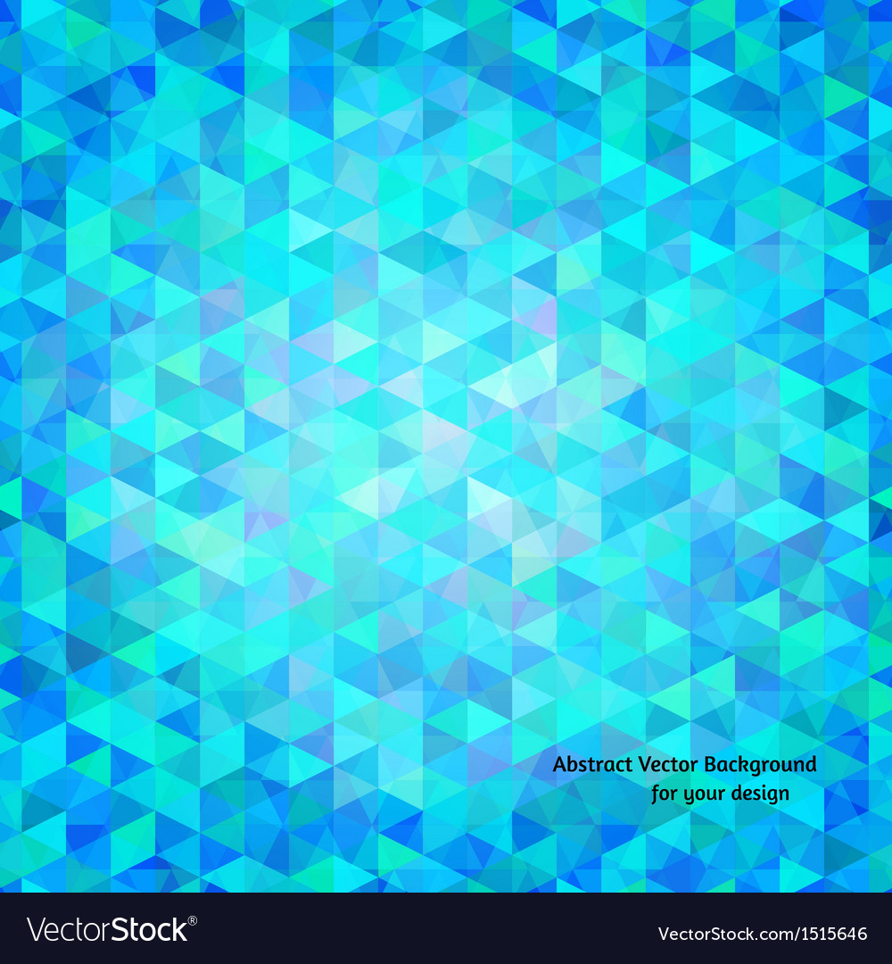 Blue polygon background Royalty Free Vector Image