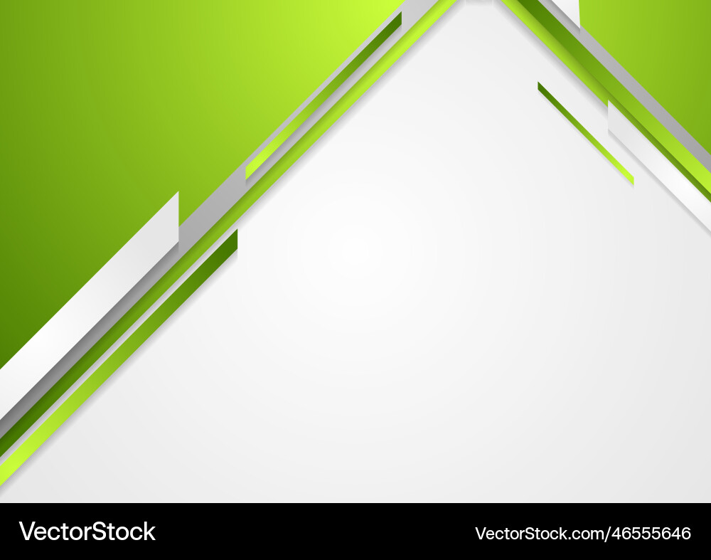Bright green and grey technology art design Vector Image