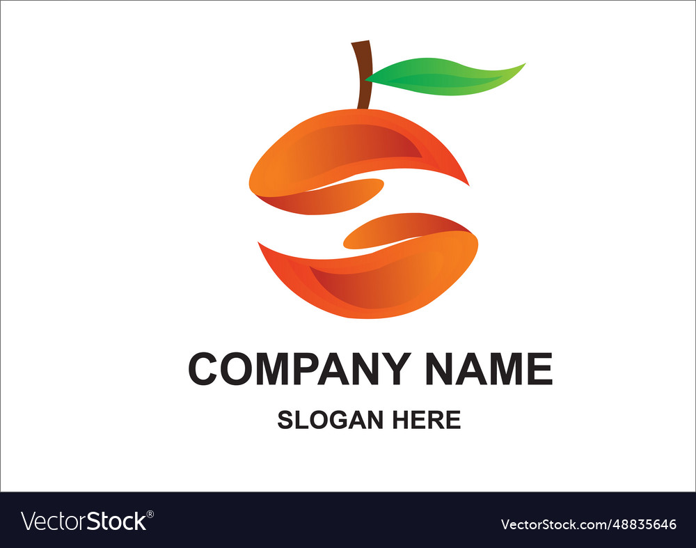 Fruit logo Royalty Free Vector Image - VectorStock