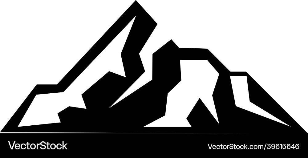 Mountain Royalty Free Vector Image - VectorStock