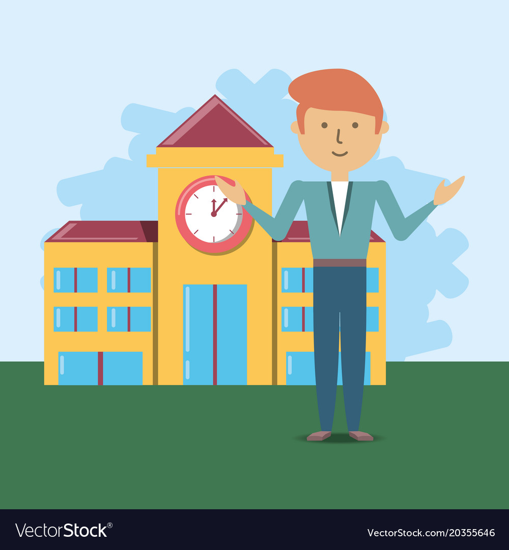 School teacher design Royalty Free Vector Image