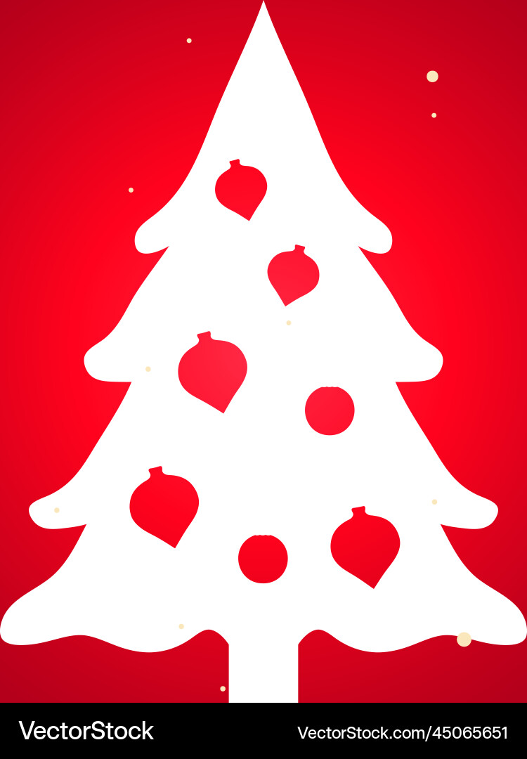 Christmas tree icon fir tree isolated symbol Vector Image