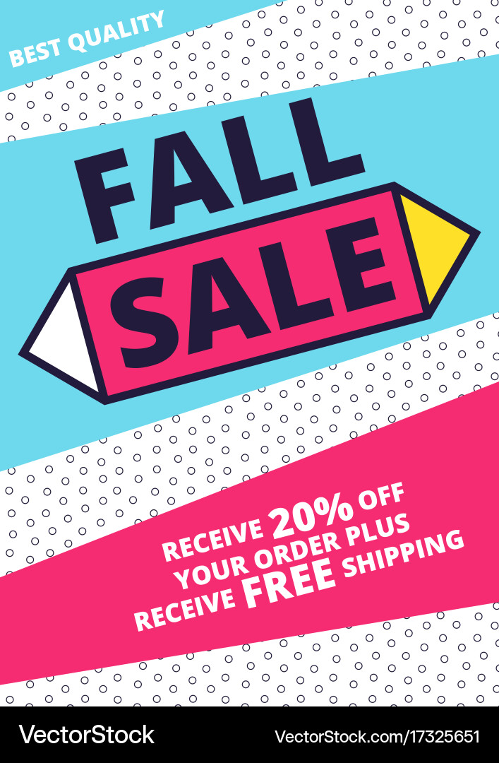 Flat design sale website banner template Vector Image