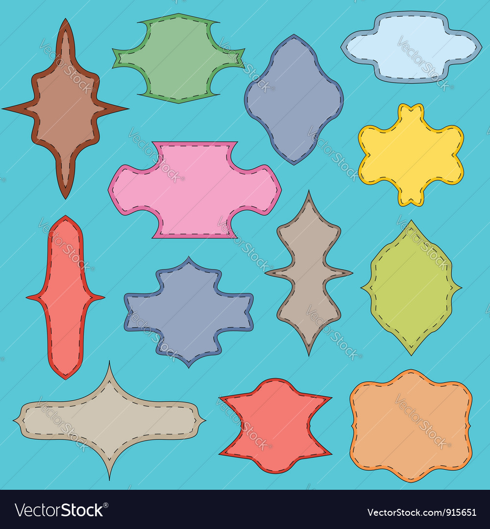 Multi-colored framework Royalty Free Vector Image