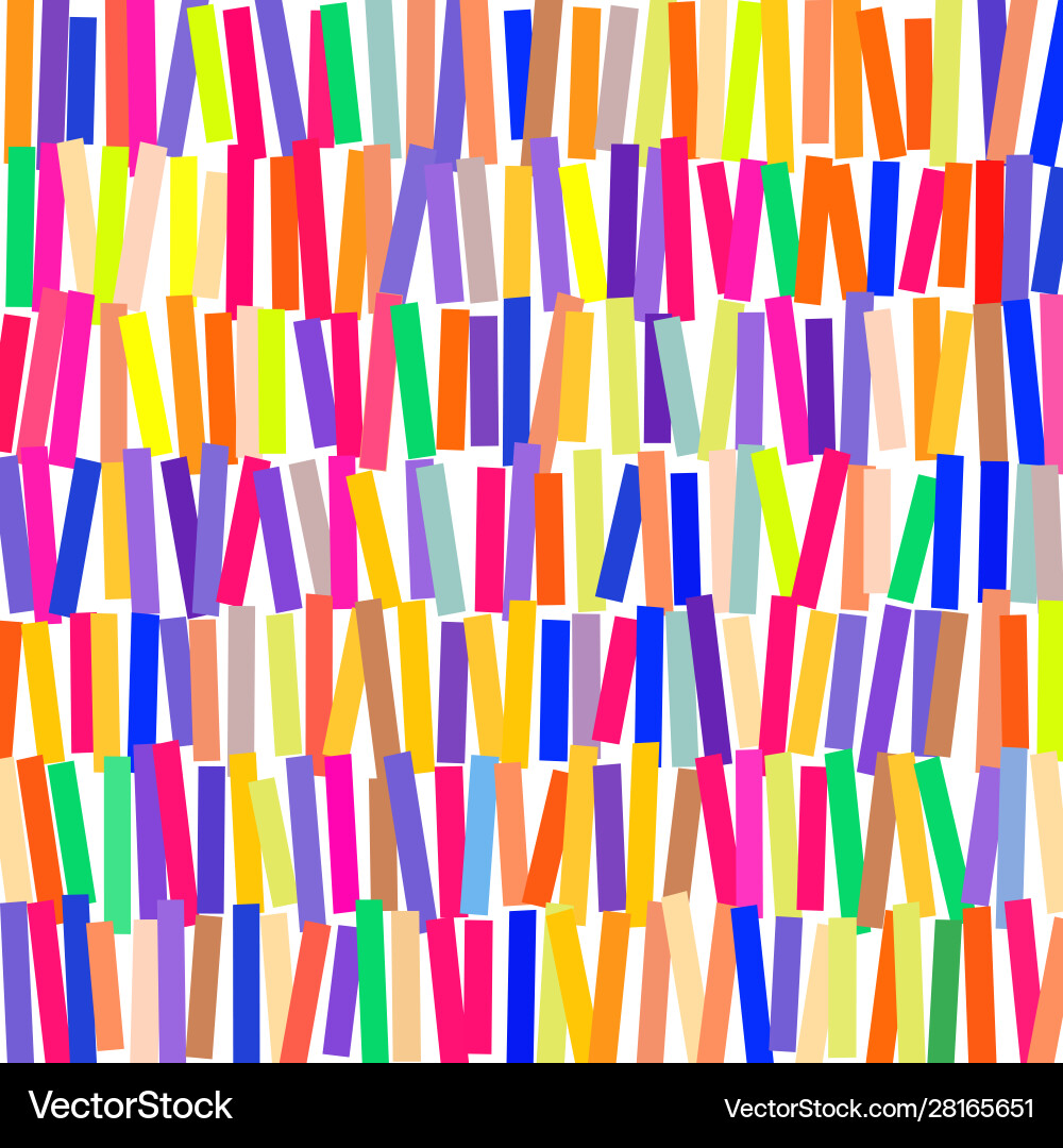 Multicolored sticks Royalty Free Vector Image - VectorStock