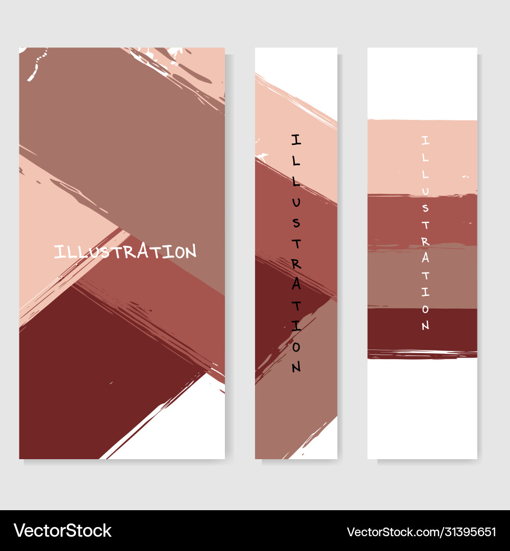 Paint brush banner colorful background Royalty Free Vector