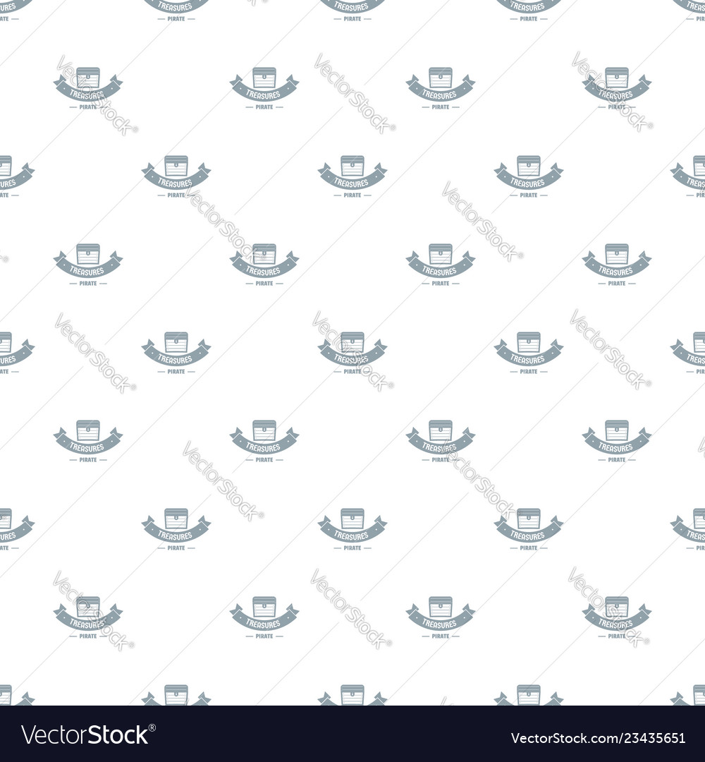Treasure pattern seamless Royalty Free Vector Image