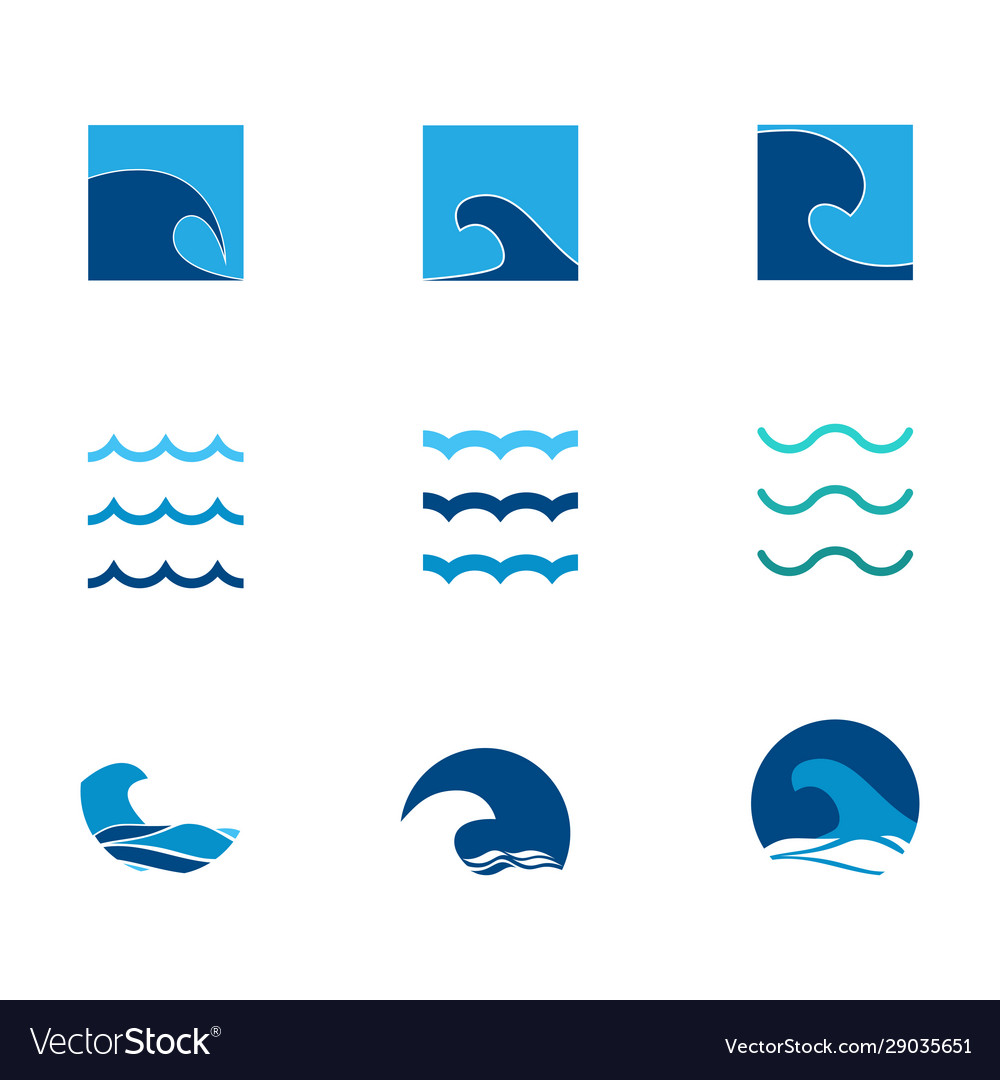 Waves Royalty Free Vector Image - VectorStock