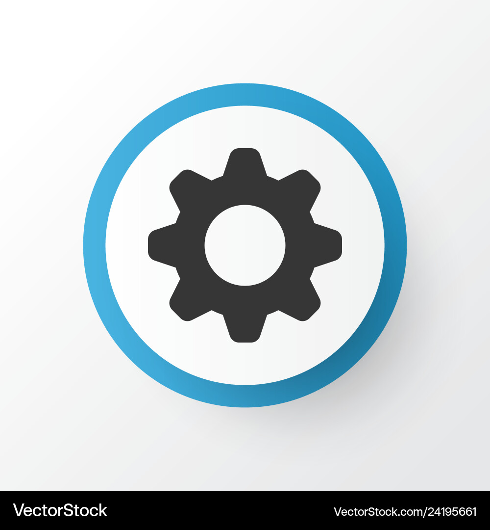 Gear icon symbol premium quality isolated Vector Image